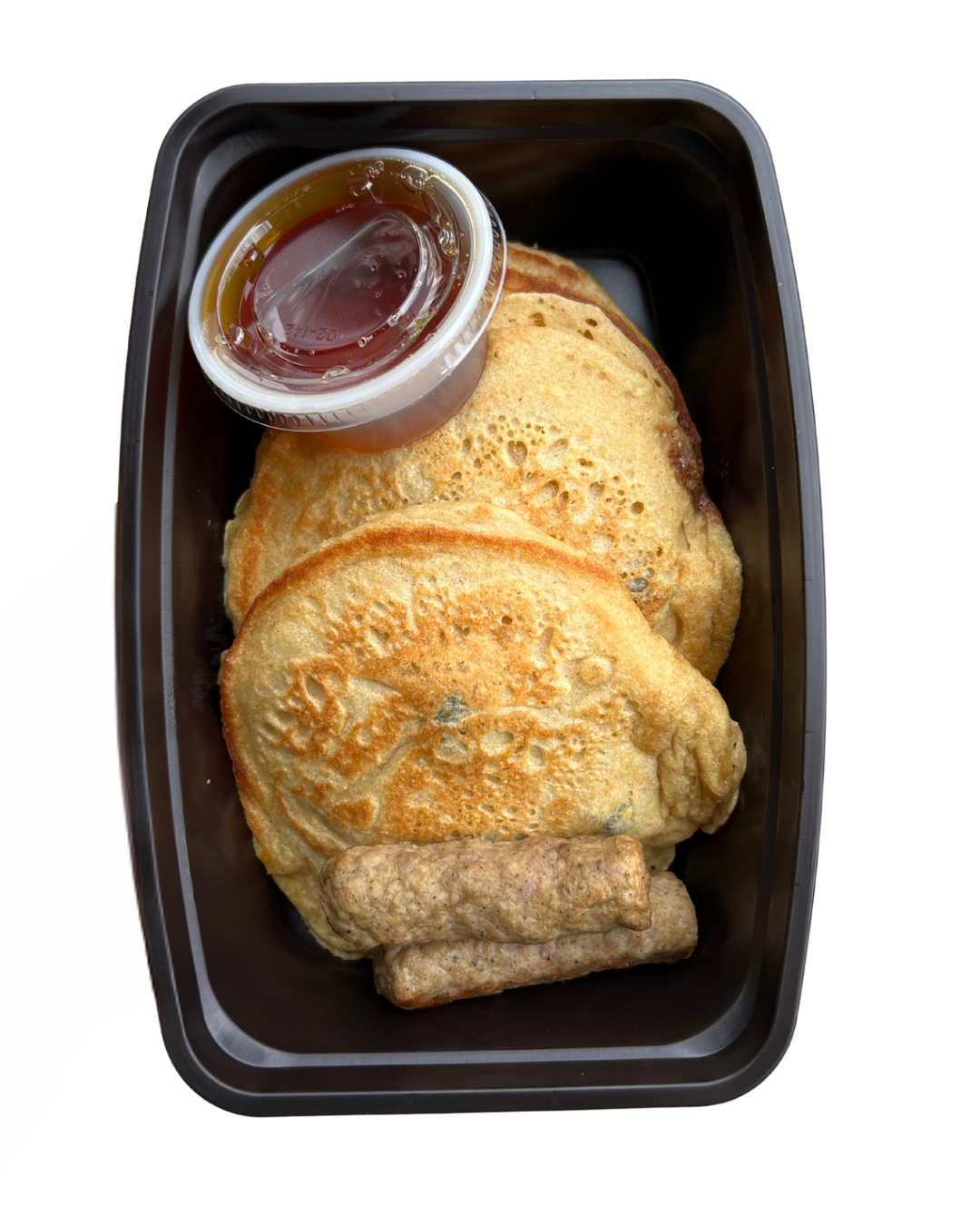 Breakfast: Protein Pancakes with Turkey Sausage Links – Macro Made Meals